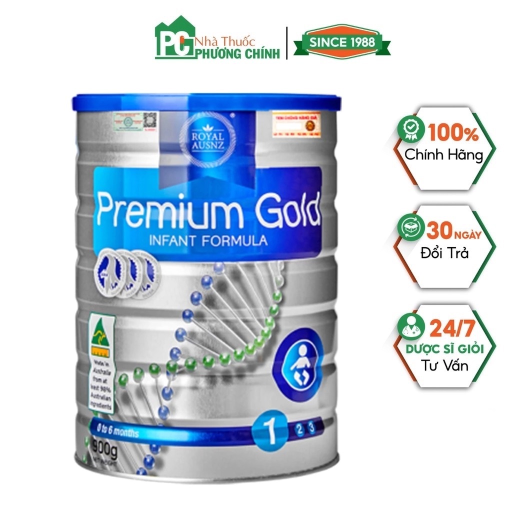Sữa Hoàng Gia Úc Số 1 Royal Ausnz Premium Gold Infant Fomula Cho Trẻ Từ 0-6 Tháng (Hộp 400g-900g ...