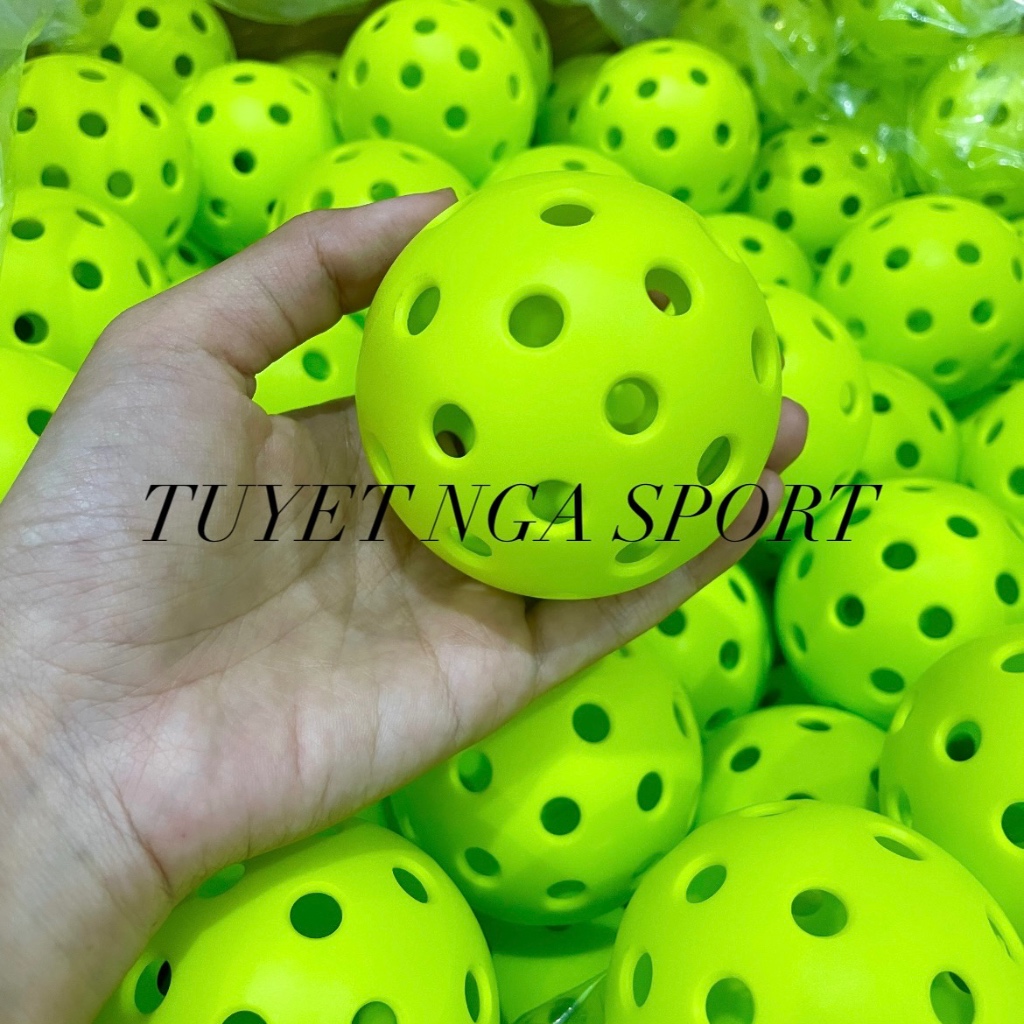 Banh Pickleball tập luyện cao cấp [TUYET NGA SPORT] 40 lỗ (1 banh/4 ...