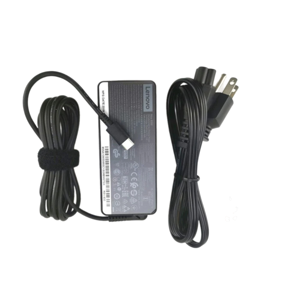 Sạc Laptop Lenovo 20V - 3.25A 65W chân USB - Type C Cho Lenovo Thinkpad, Thinkbook, Thinkplus ...