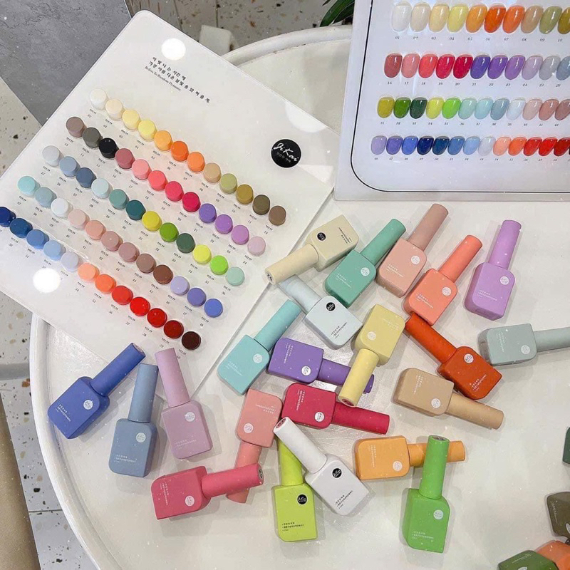 Set sơn gel 60màu Jikai logo dập nổi hàng chuẩn chính hãng- xưởng ...