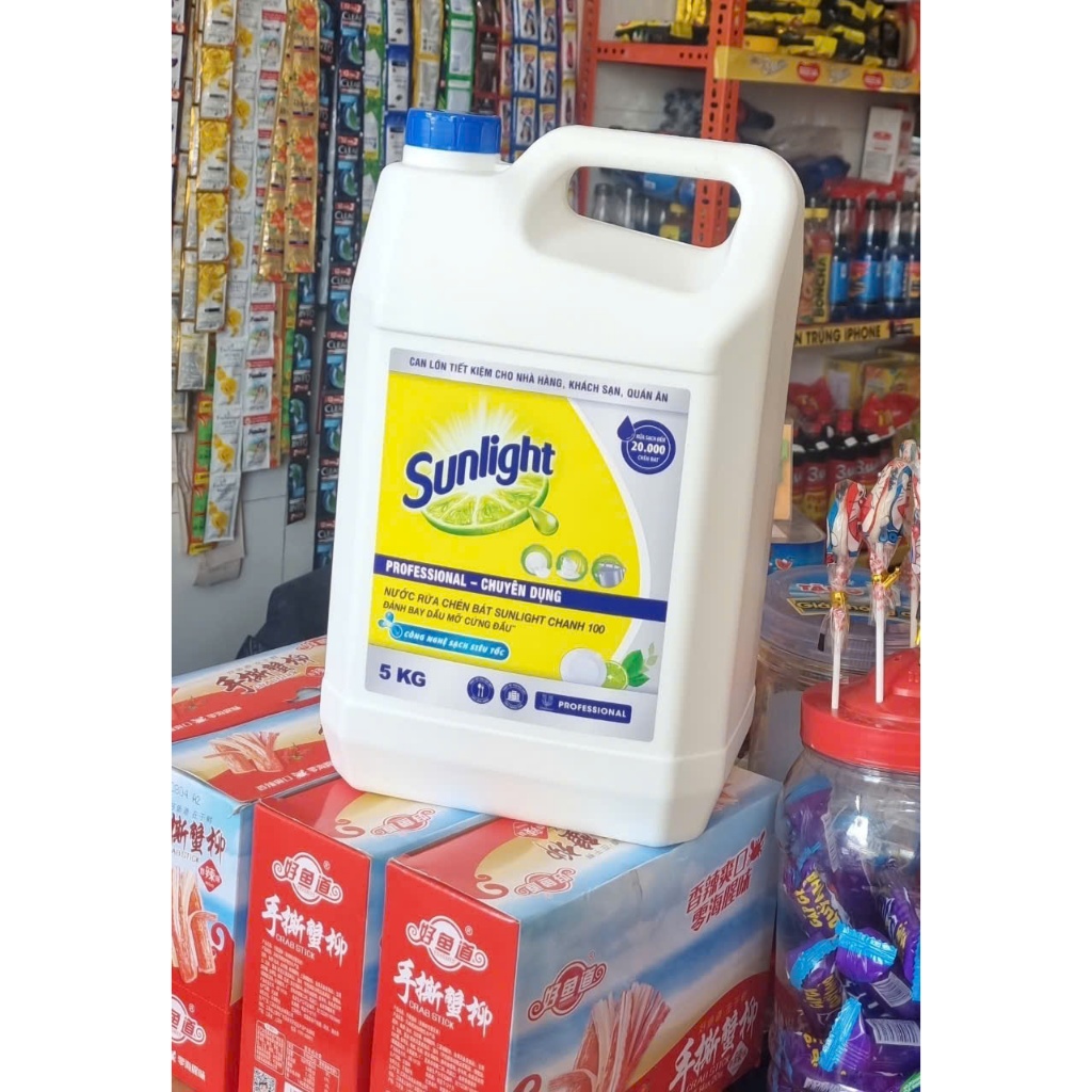 Nước rửa chén Sunlight 5kg hương chanh | Shopee Việt Nam