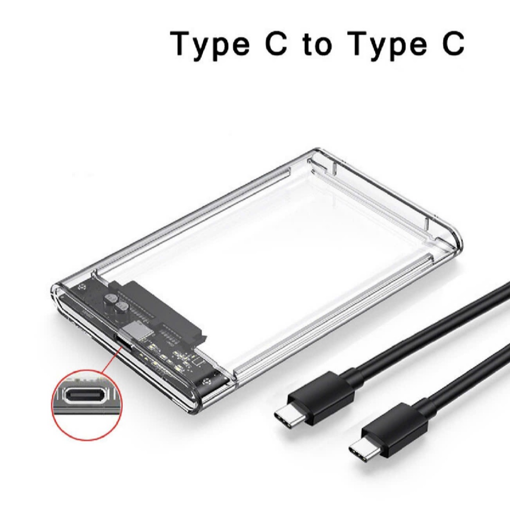 Hộp Đựng Ổ Cứng 2,5” Sata SSD, HDD Box Usb 3.0 TYPE C. Chính Hãng ...
