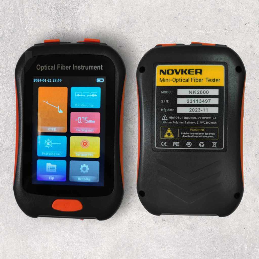 Máy đo OTDR mini Novker NK2800 phiên bản đo quang sống | Shopee Việt Nam