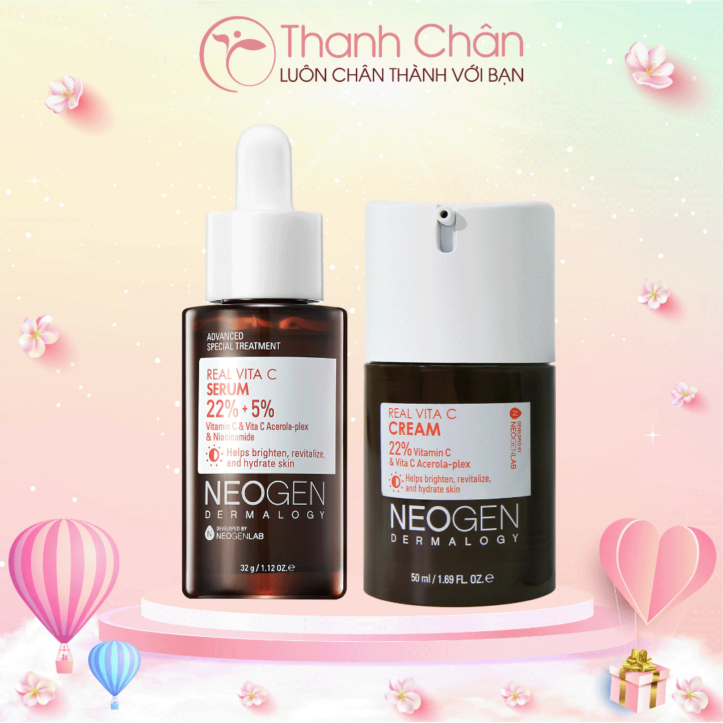 Tinh Chất Vitamin C Sap NEOGEN Giảm Thâm, Làm Sáng Da Neogen Dermalogy Real Vita C Serum 32g ...