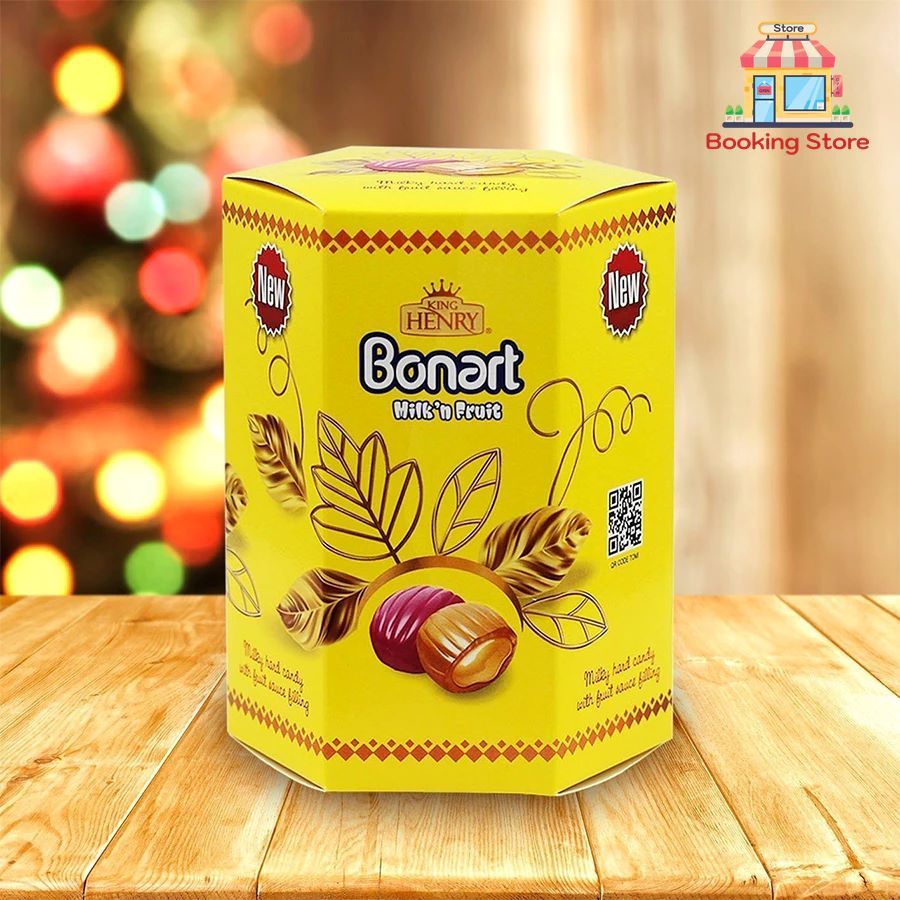 Kẹo trái cây King Henry Bonart hộp giấy lục giác thấp 150g | Shopee Việt Nam