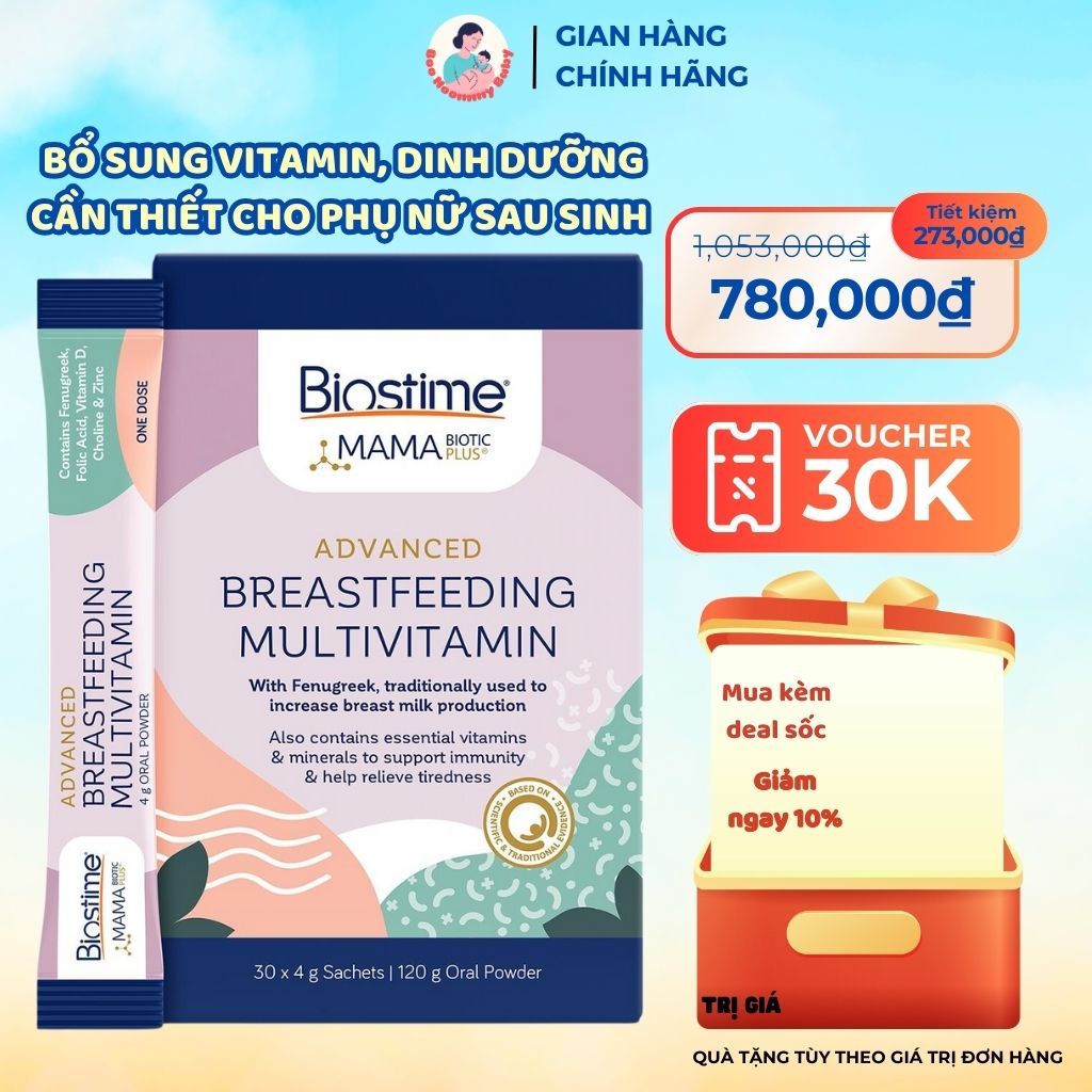 Vitamin Tổng Hợp Cho Mẹ Sau Sinh Biostime Advanced Breastfeeding ...