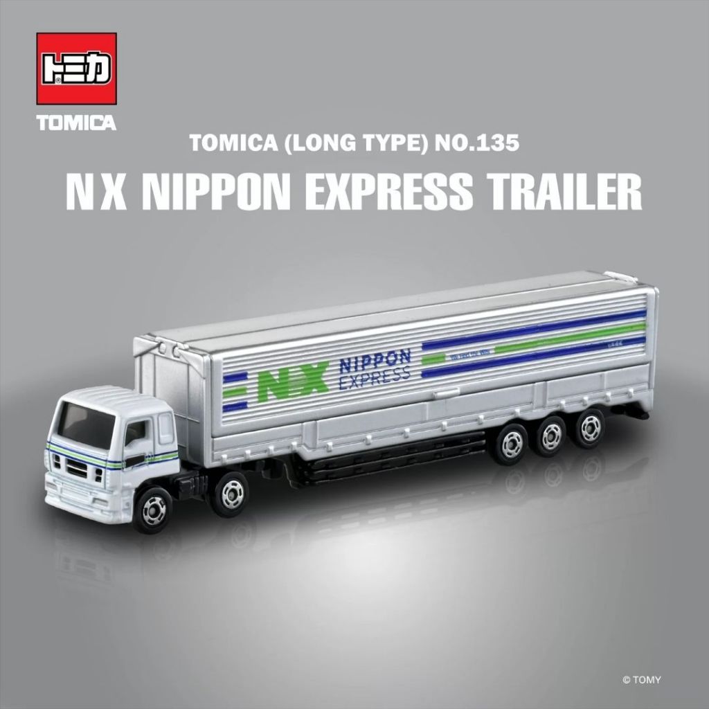 Xe mô hình Long Tomica No.135 Nippon Express Wing Trailer 189404 Fullbox Chính Hãng Takara Tomy ...