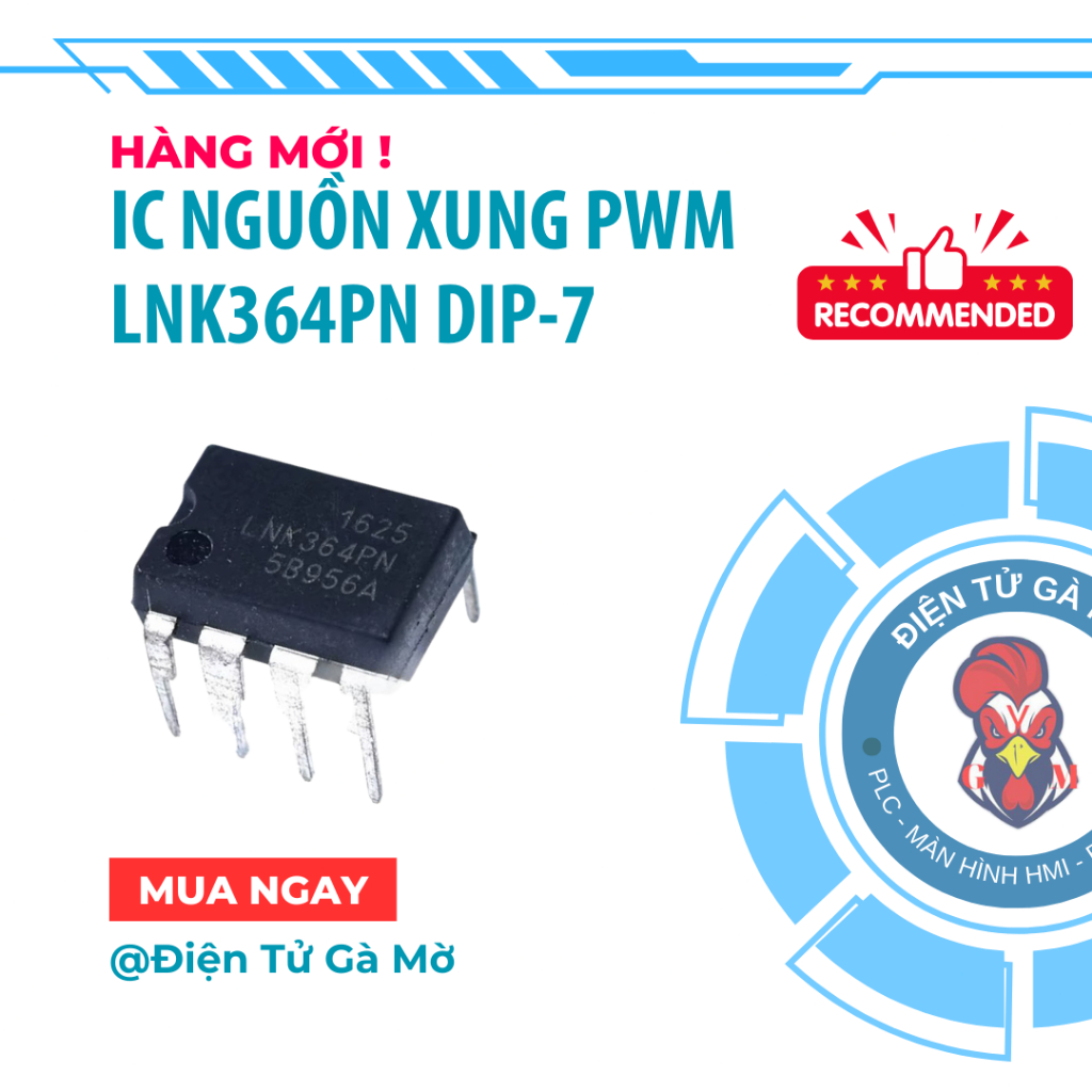 [1 CON] IC Nguồn Xung PWM LNK364PN LNK364 364 DIP-7 Mới Nhập Khẩu | Shopee Việt Nam