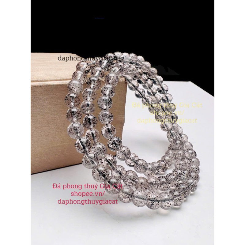 Chuỗi vòng Th.Anh Ưu Linh đen vân siêu đẹp size 6mm hàng 5A kiểm định tặng kèm hộp | Shopee Việt Nam