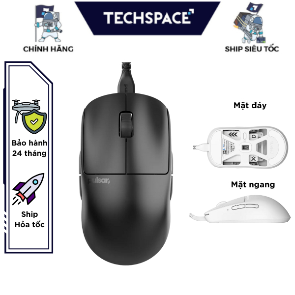 Chuột Gaming Pulsar có dây X2A Wired Medium - Techspace | Shopee Việt Nam