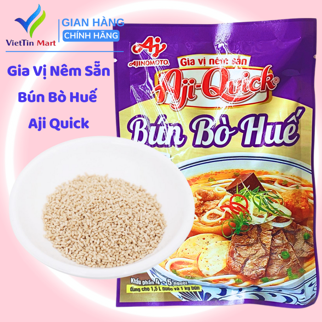 Gia Vị Nêm Sẵn Bún Bò Aji-Quick Gói 59g | Shopee Việt Nam