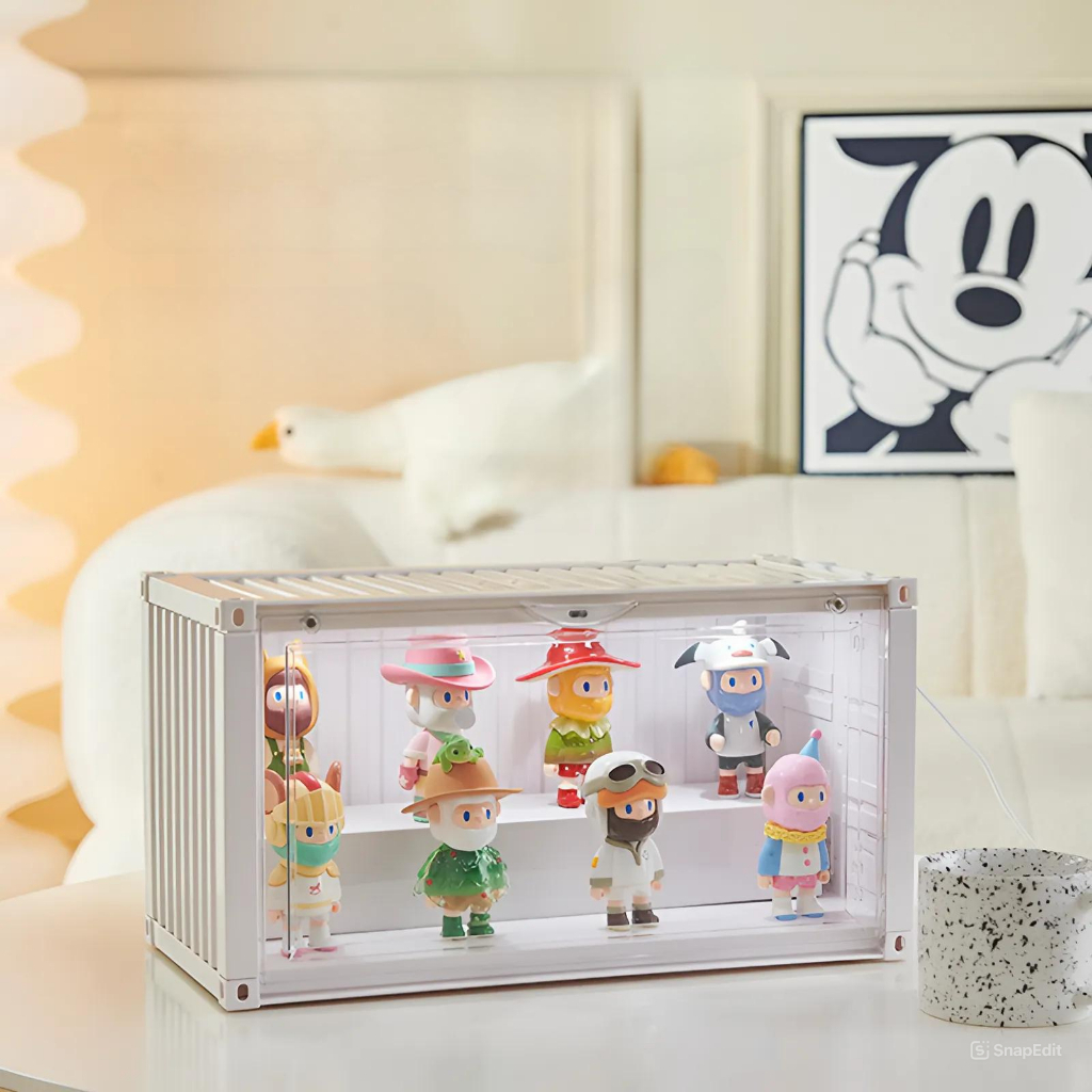 Hộp Container Trưng Bày Popmart Có Đèn Bảo Quản Mô Hình Blindbox, Sonny ...