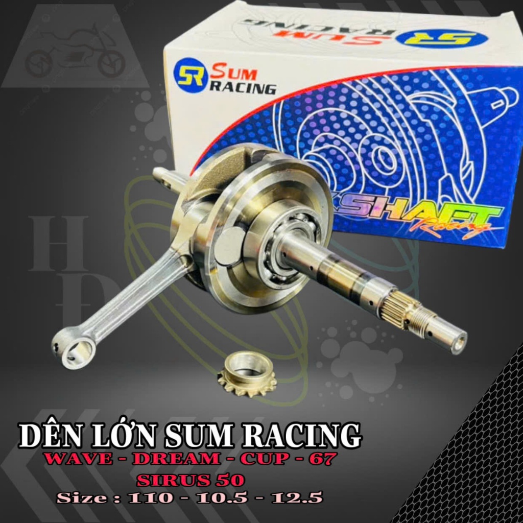 Dên lớn SUM racing 110, đôn 10.5mm, 12.5mm wave, dream, cub chính hãng ...