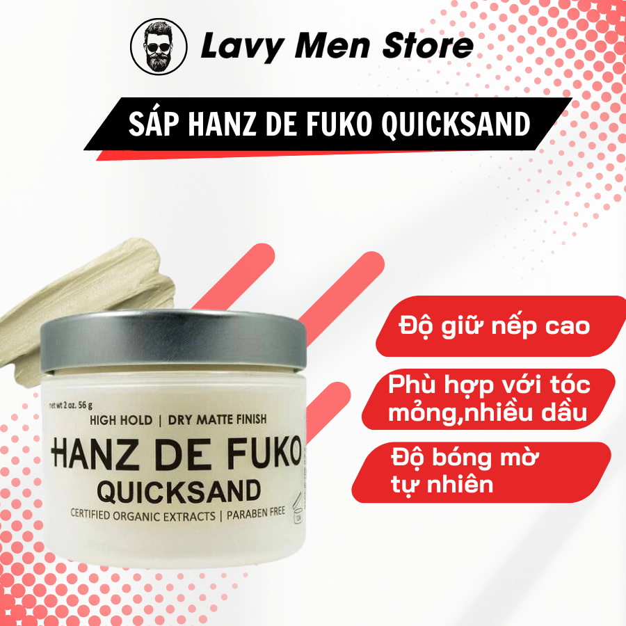 Sáp Vuốt Tóc Hanz De Fuko - Hanz De Fuko Bản Sáp Vuốt Tóc Full ...