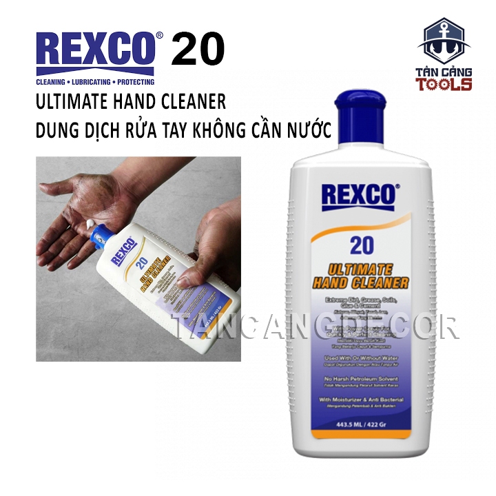 Dung Dịch Rửa Tay Dầu Nhớt 443 ML Rexco 20 ULTIMATE HAND CLEANER ...