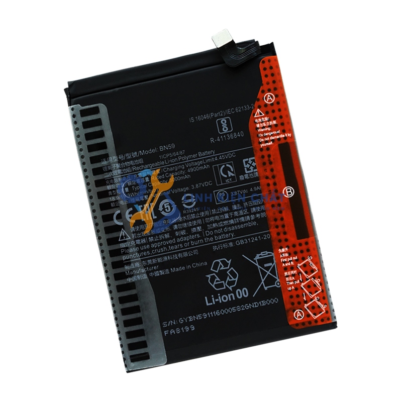 Pin cho Xiaomi Redmi Note 10 4G M2101K7AG (BN59) 5000mAh Zin - Hàng ...