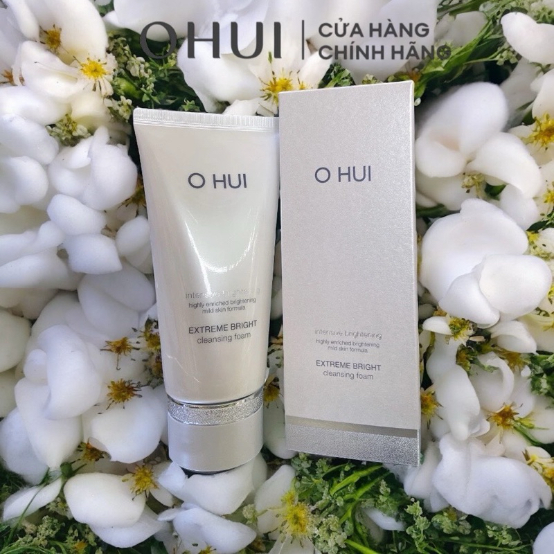 Sữa rửa mặt dưỡng trắng OHUI Extreme Bright Cleansing Foam 160ml ...