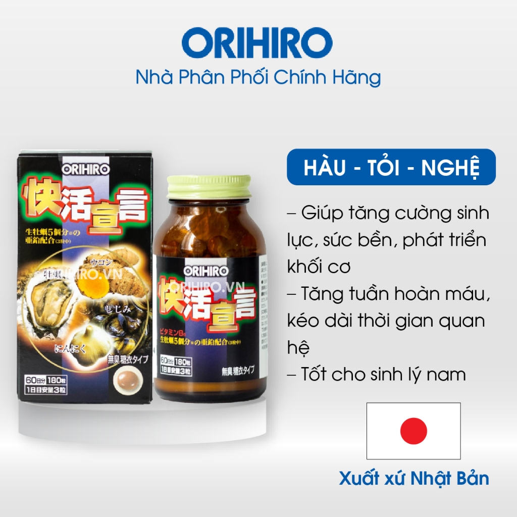 Viên uống tăng cường sinh lực Eleuthero Orihiro 400 viên - NPP Chính Hãng Orihiro | Shopee Việt Nam