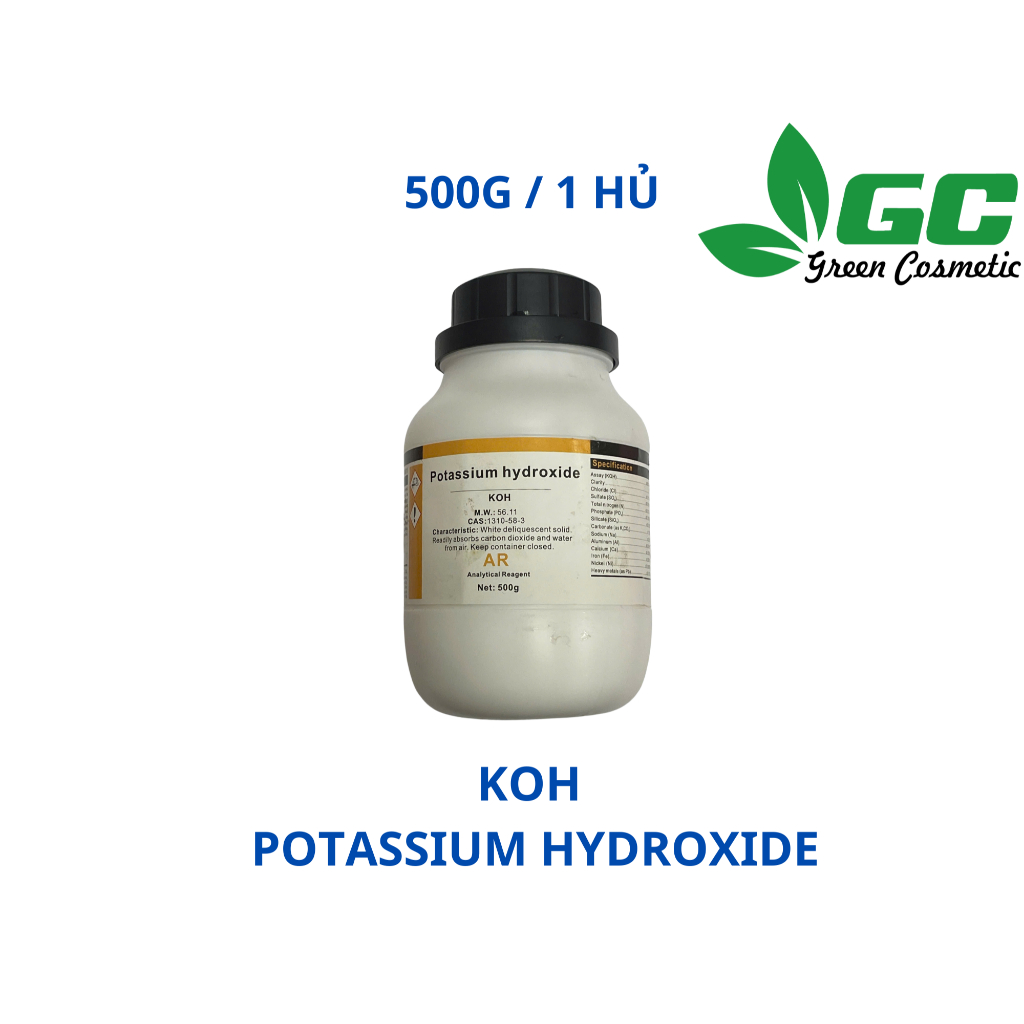 [HCM] KOH - Potassium hydroxide - Chất điều chỉnh pH - nguyên liệu mỹ ...