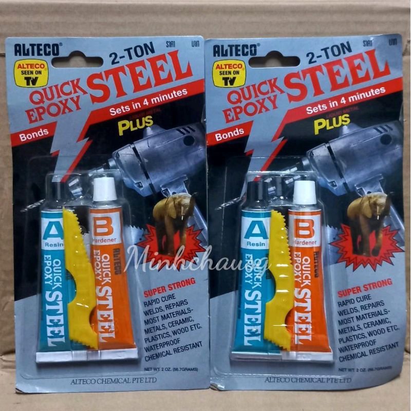 Keo AB Thái Lan Alteco keo đa năng (lớn 56.7g) Chịu Nhiệt, Chịu Nước Dán Nhựa,Dán Đá,Dán Kính ...