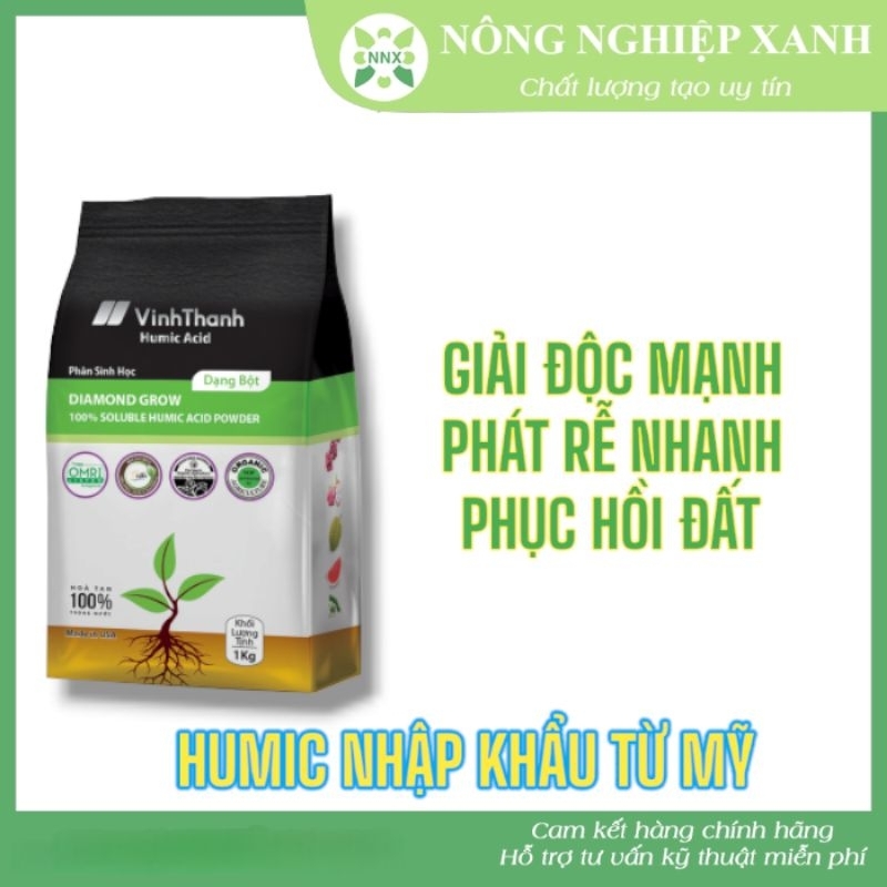 Phân Sinh Học Humic Diamond Grow gói 1kg - Sản phẩm nhập khẩu từ Mỹ ...