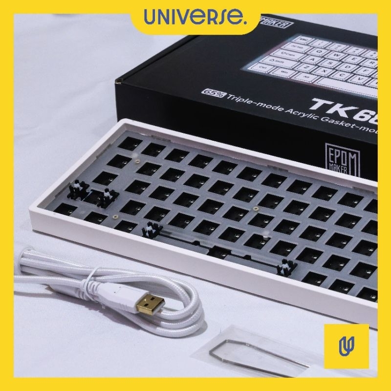 Kit bàn phím TK68 Pro - Epomaker Everglide - kit tk68 pro - 3 chế độ kết nối, led rgb, hotswap 5 ...