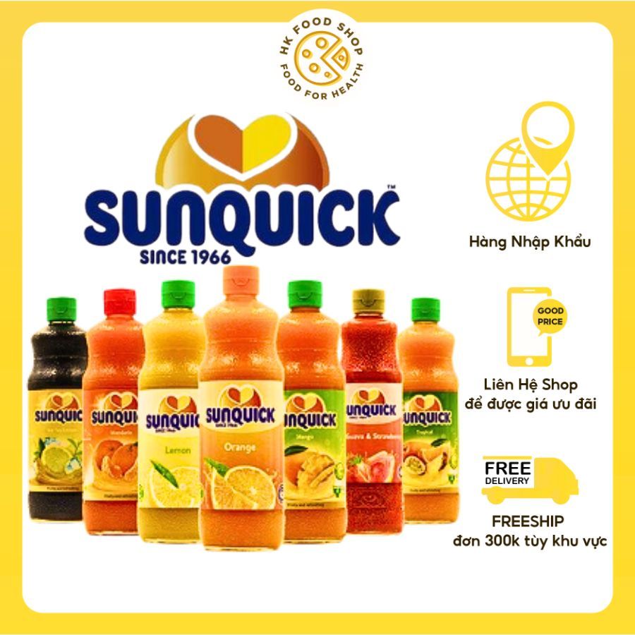 Sunquick nước ép các vị trái cây cô đặc ( 700ml / chai ) | Shopee Việt Nam