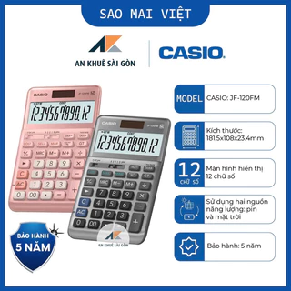 máy tính Casio JF 120FM - Giá Tốt, Miễn Phí Vận Chuyển, Đủ Loại | Shopee Việt Nam