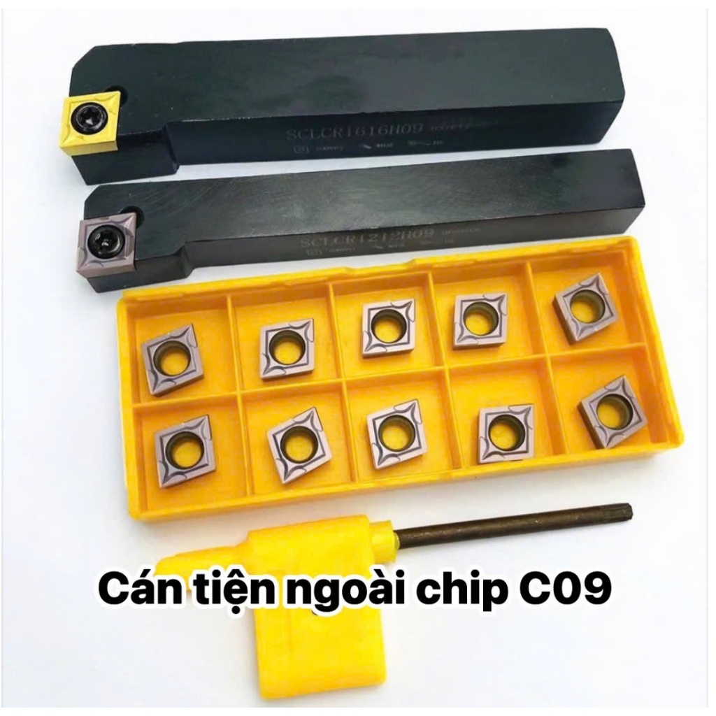 Cán dao tiện ngoài vuông 10, 12, 16, 20, 25 lắp chíp C09 CCMT09 | Shopee Việt Nam