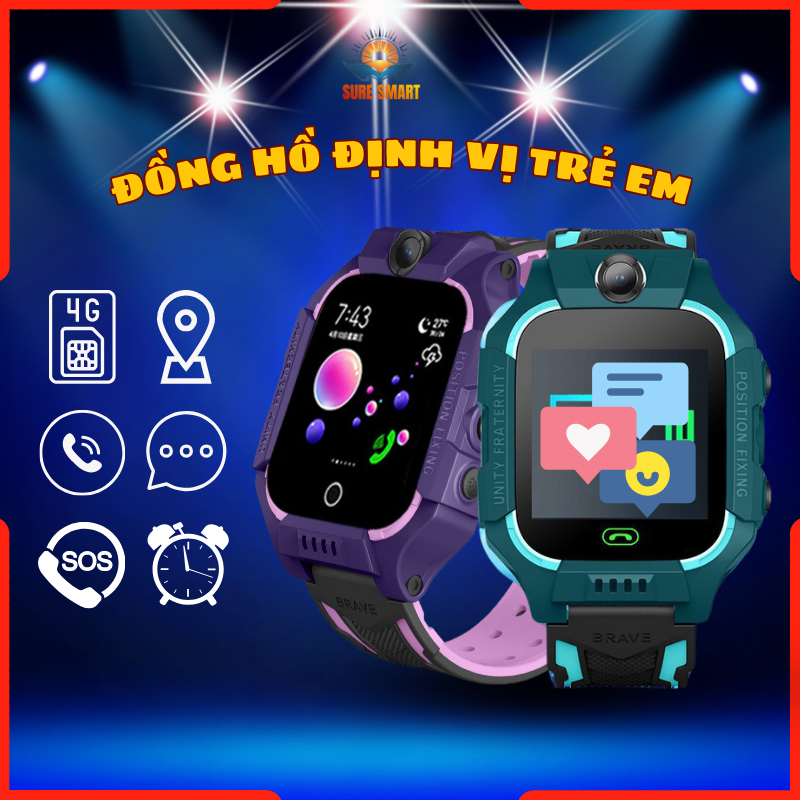 Đồng Hồ Thông Minh Trẻ Em Q12 Q19, Lắp Sim 4G Nghe Gọi, Định Vị LBS, Giúp Bố Mẹ Liên Lạc Con Dễ ...
