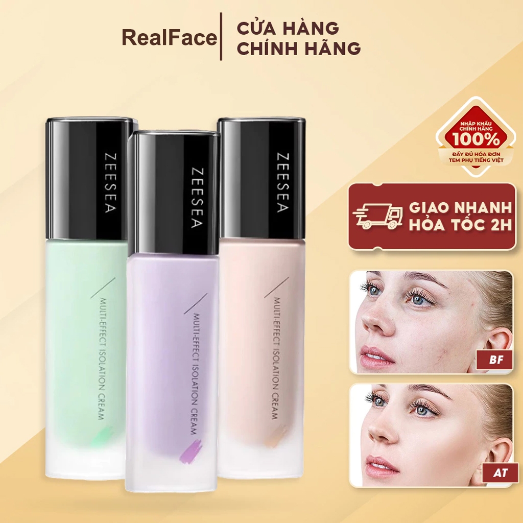 Kem lót triệt sắc ZEESEA Kem lót trang điểm kiềm dầu nâng tông, che lỗ chân lông 30g | Shopee ...