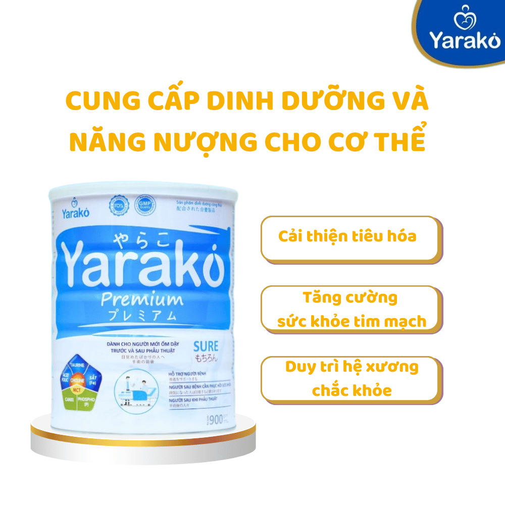 Sữa YARAKO PREMIUM SURE Sữa Dành Cho Người Ốm, Người PHục Hồi Sức Khỏe ...