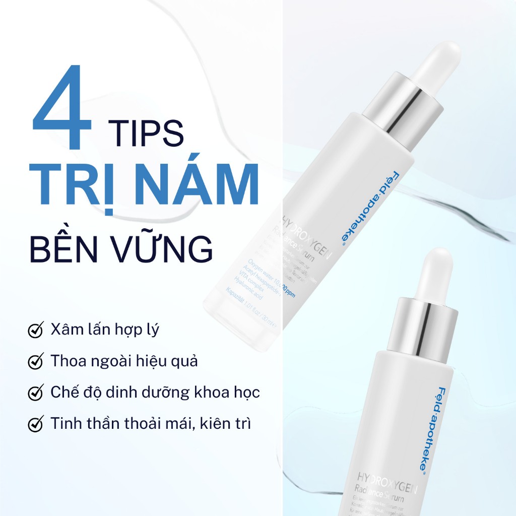 Tinh chất dưỡng trắng FELD APOTHEKE Hydroxygen Radiance Serum làm mờ ...