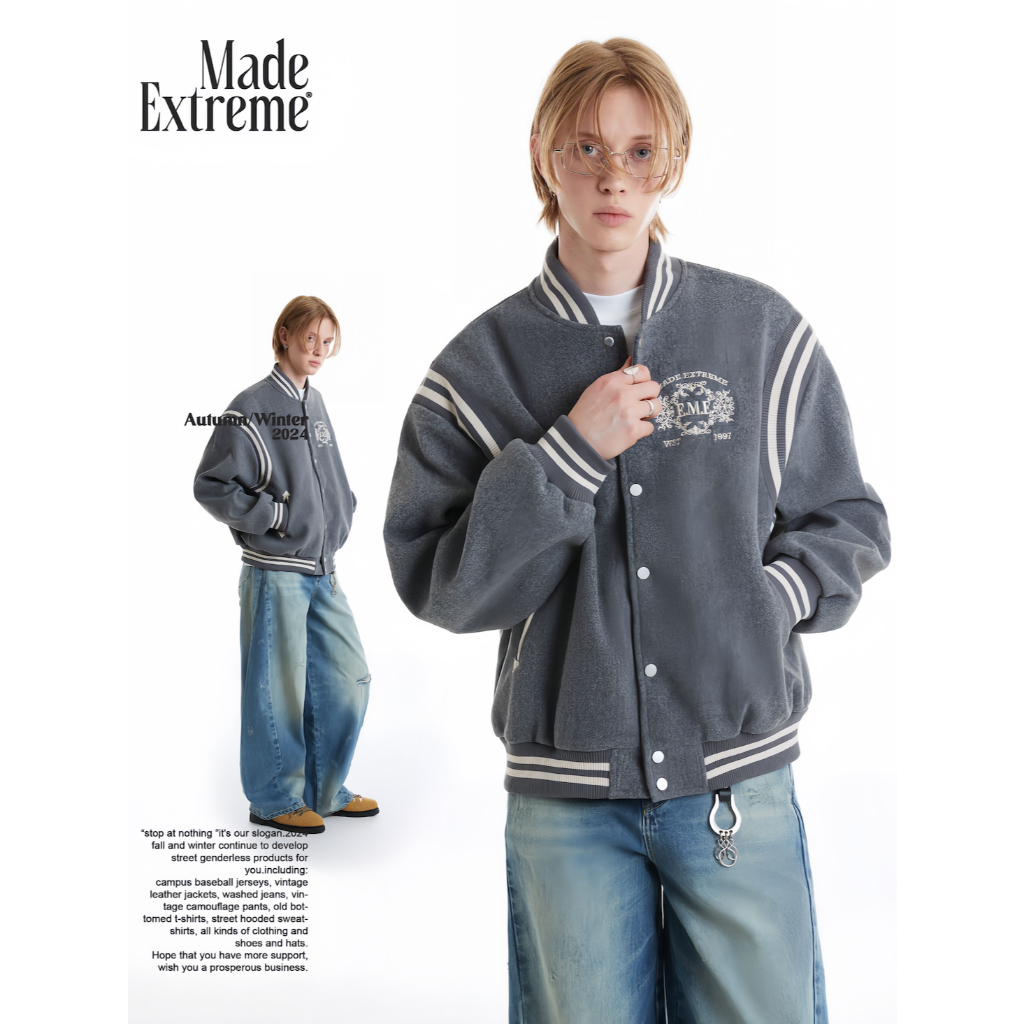 Áo khoác Made Extreme Carnation Varsity Jacket | Shopee Việt Nam