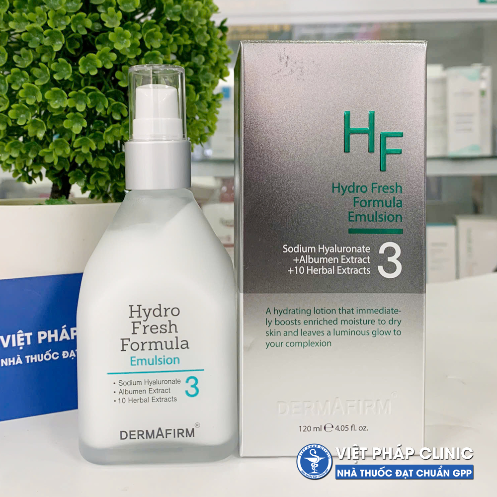 Sữa Dưỡng Ẩm Cấp Nước Dermafirm Hydro Fresh Fomula Emulsion 120ml ...