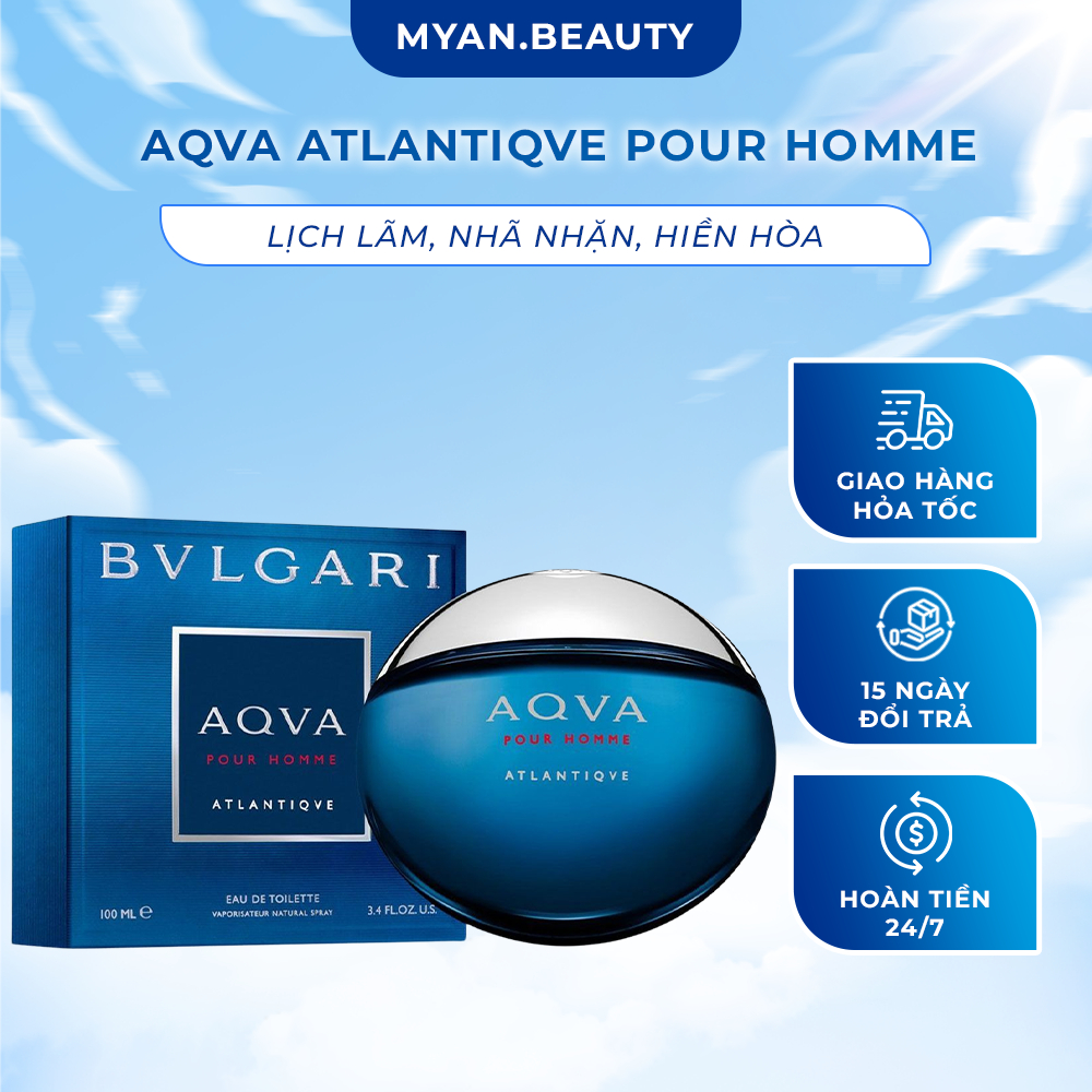Nước Hoa Nam Aqva Atlantiqve Pour Homme EDT Dung Tích 100ml - Dầu Thơm ...