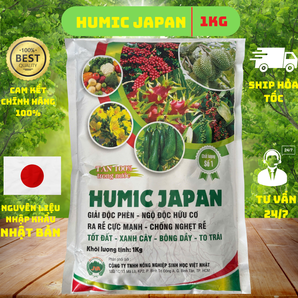 Phân bón Humic Japan gói 1KG kích rễ cung cấp dinh dưỡng cho cây ...