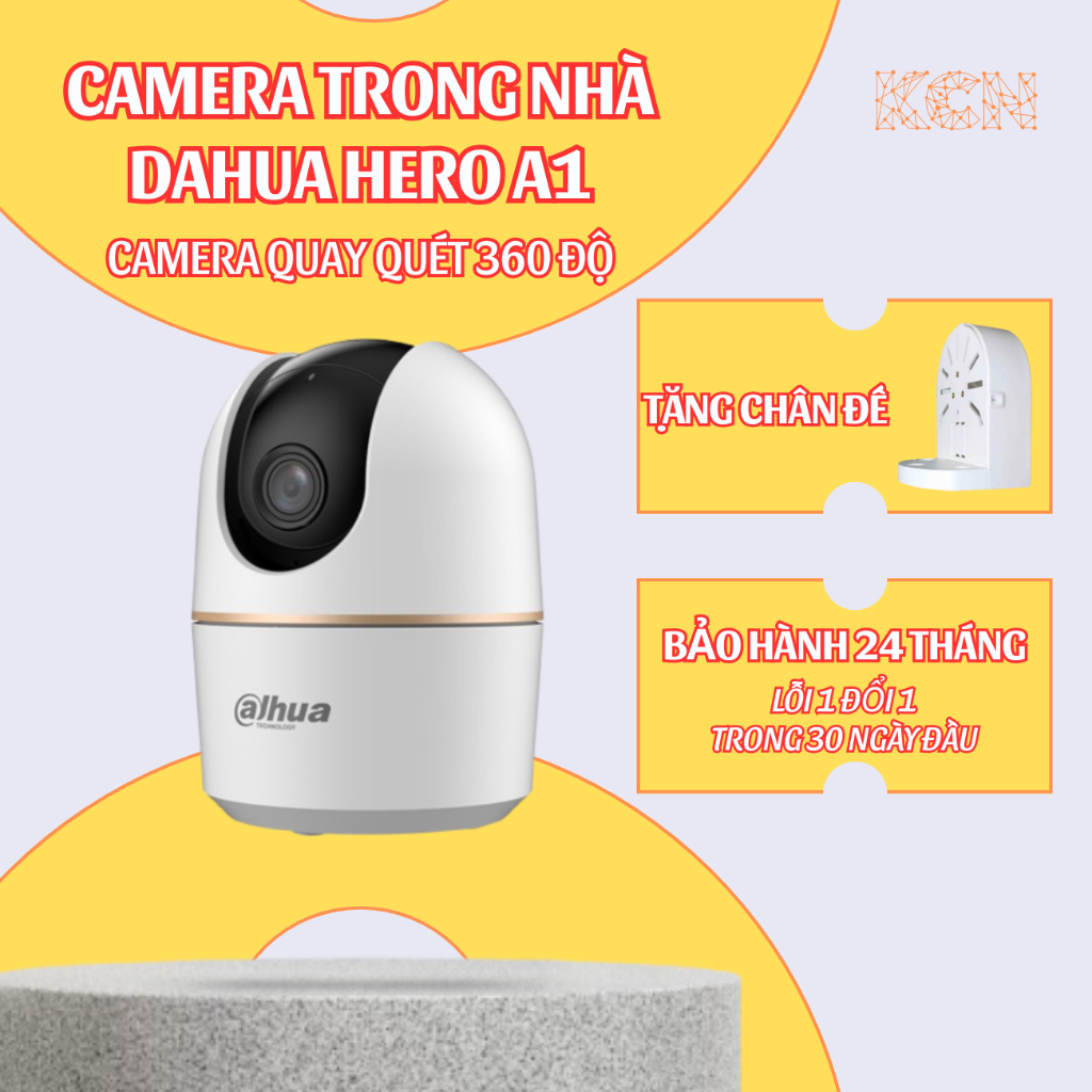 Camera IP WiFi Dahua HERO A1 - 360 độ, đàm thoại 2 chiều, theo dõi ...