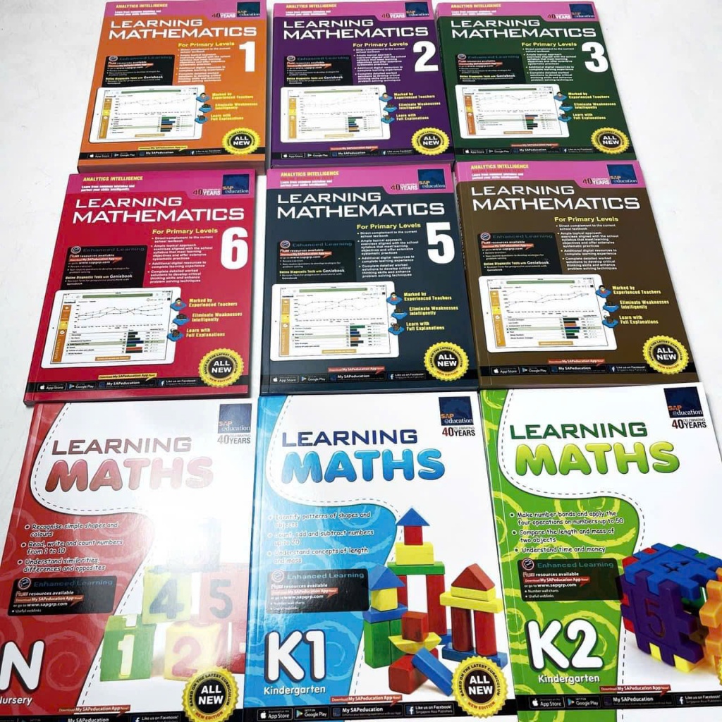 Sách - Learning Mathematics N-6 - Trọn bộ 9 quyển | Shopee Việt Nam