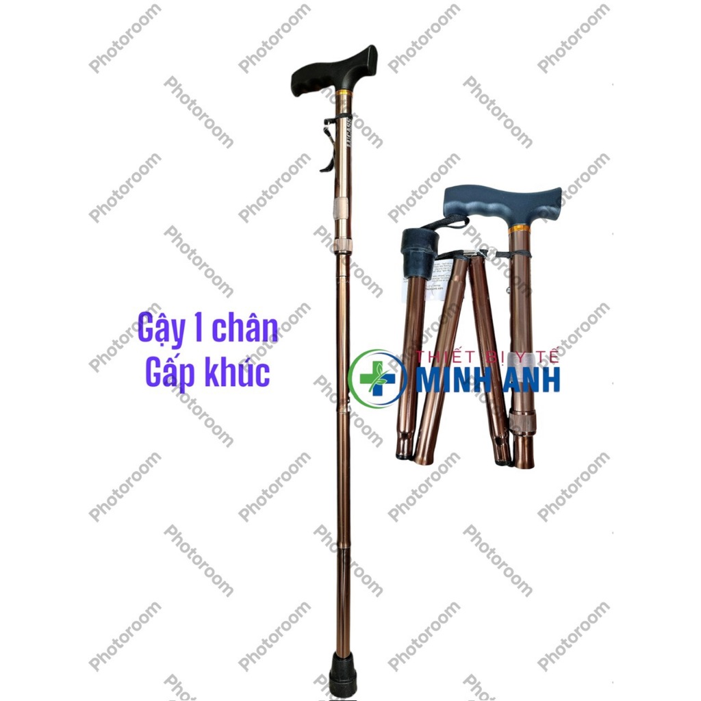 Gậy chống gấp gọn Lucass Y597 cho người già gậy batoong 1 chân gấp gọn ...