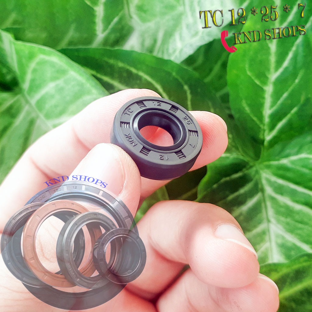 Phụ tùng máy cắt cỏ, máy cưa loại Phớt chặn dầu TC 12*25*7 | TC 12*26*7 | Shopee Việt Nam