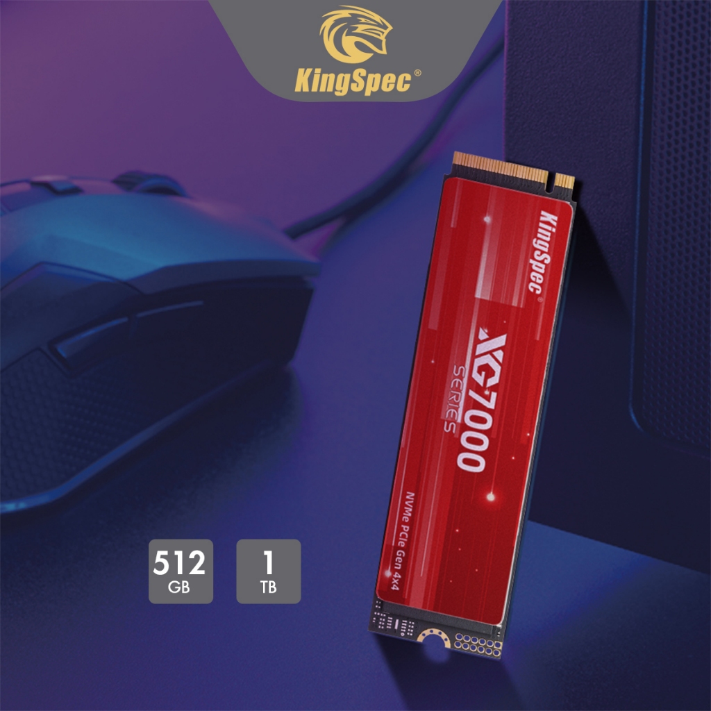 Ổ cứng SSD KingSpec M2 NVMe Gen4x4 512GB / 1TB PCIe 4.0 [ XG7000 Series ] - Hàng Chính Hãng ...
