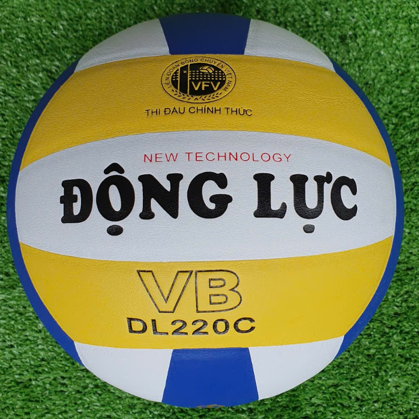 Bóng chuyền Động Lực VB220 Da mềm mại -Tặng Kim bơm và lưới đựng bóng ...