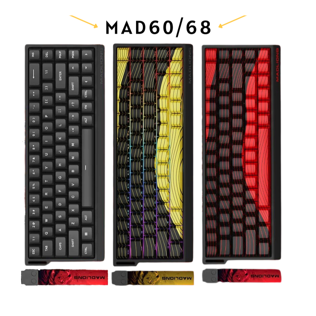 [NEW-BH12T] Bàn phím Gaming Mad60/Mad68 - NonRGB/RGB - 1000hz/8000hz ...