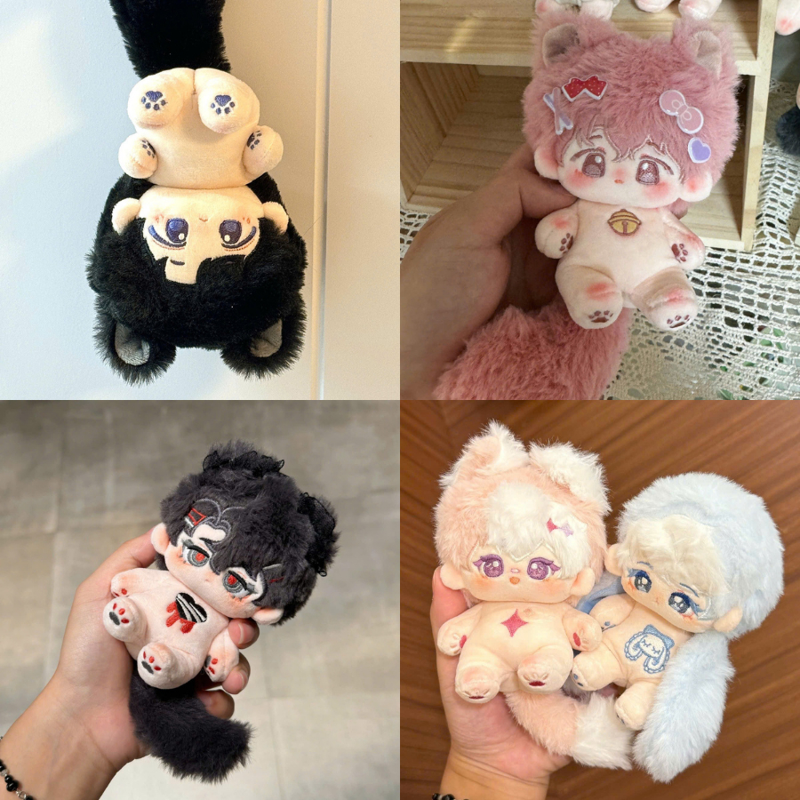 Doll 10cm không thuộc tính - Búp bê bông 10cm bé trai chính hãng tủ Thỏ ...