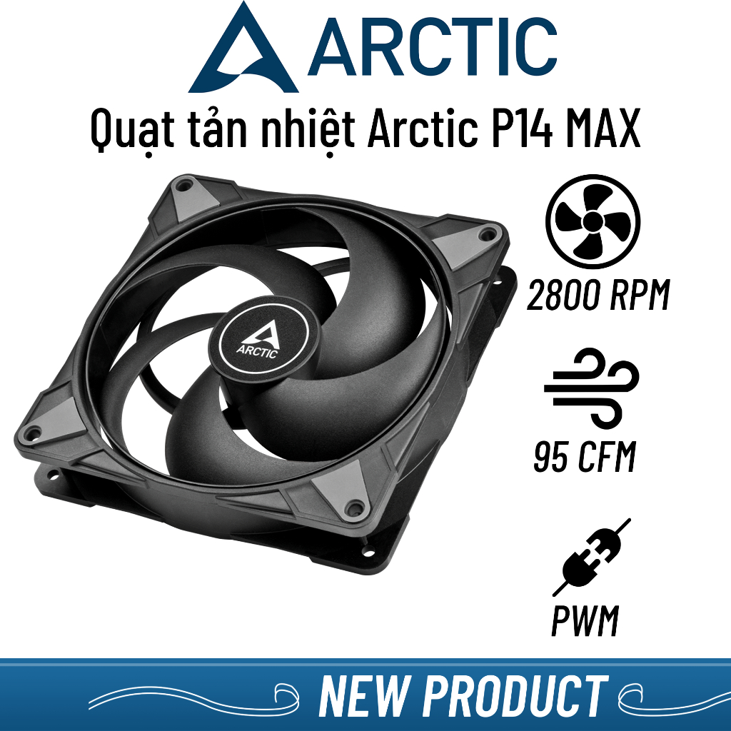Quạt tản nhiệt Arctic P14 Max (fullbox) | Shopee Việt Nam