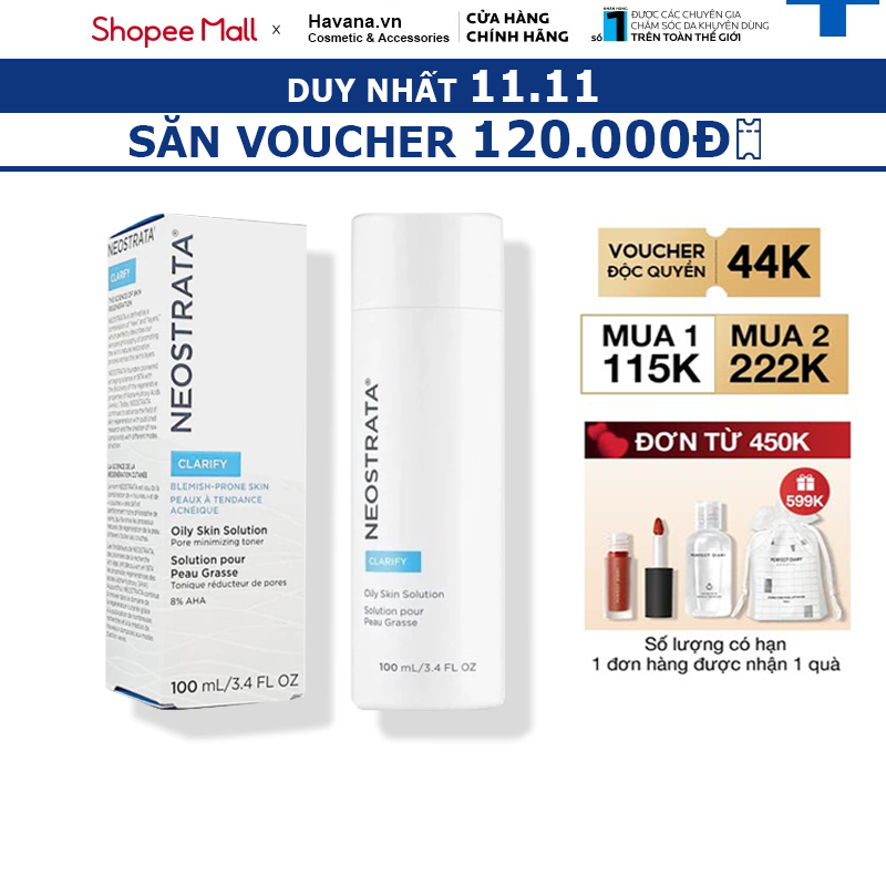 Tẩy da chết hoá học Neostrata Oily Skin Solution AHA 8% 100ml | Shopee ...