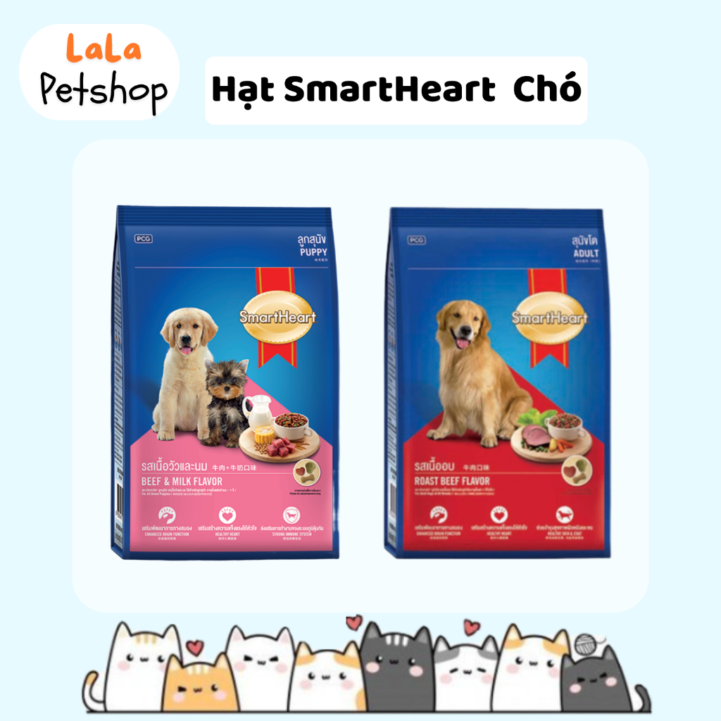 Hạt Chó SmartHeart 1kg5/ 3kg | Shopee Việt Nam