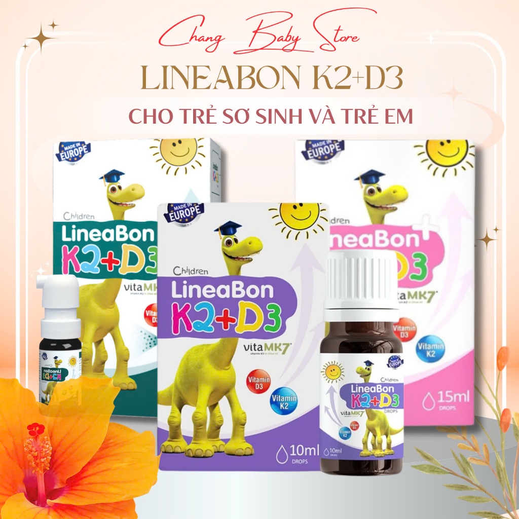 Lineabon K2+D3 Bổ Sung Vitamin K2D3 Tinh Khiết Hỗ Trợ Tăng Chiều Cao ...