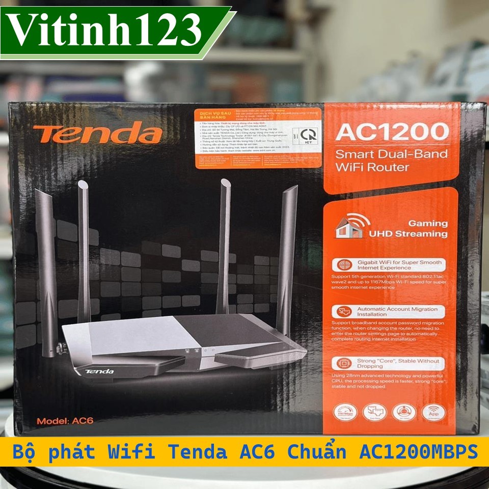 Bộ phát wifi Tenda AC5 V3, AC6 | Shopee Việt Nam